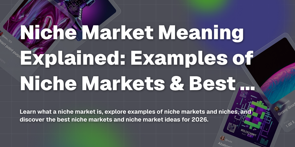 Niche Market Meaning Explained: Examples of Niche Markets & Best Niche ...